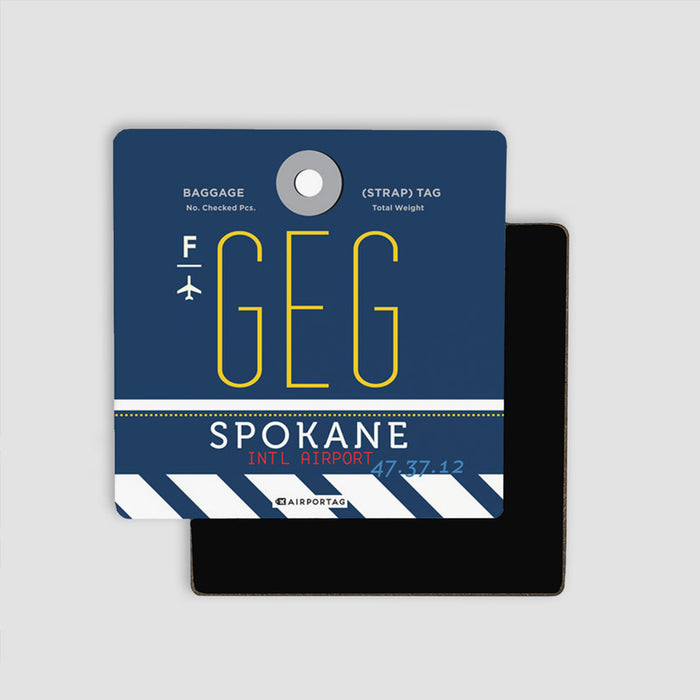 Fridge Magnets - Spokane Intl Airport - Washington, US - IATA code GEG