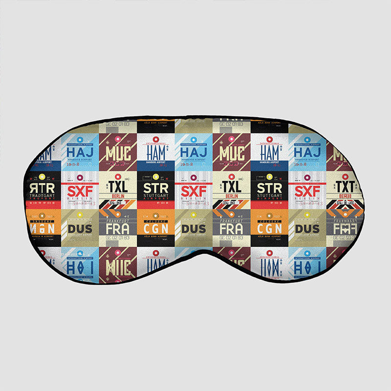Germany Airports - Eye Mask