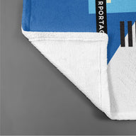 Throw Blanket - GLA airport code pattern.