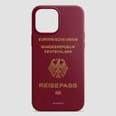 Passport Phone Case - Germany Passport Mobile Cover