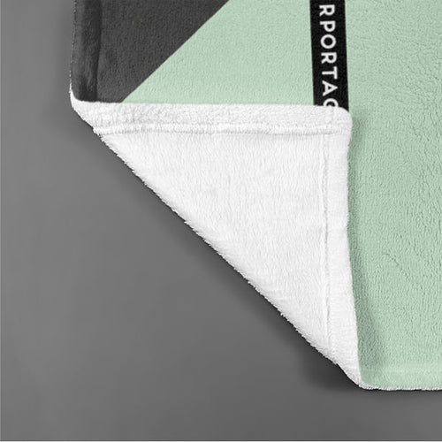 Throw Blanket - GRU airport code pattern.