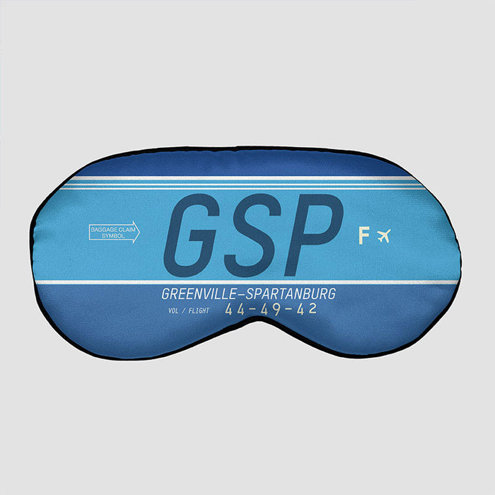 GSP - Greenville–Spartanburg Intl Airport - South Carolina, US - Eye Mask