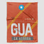 Throw Blanket - GUA airport code pattern.