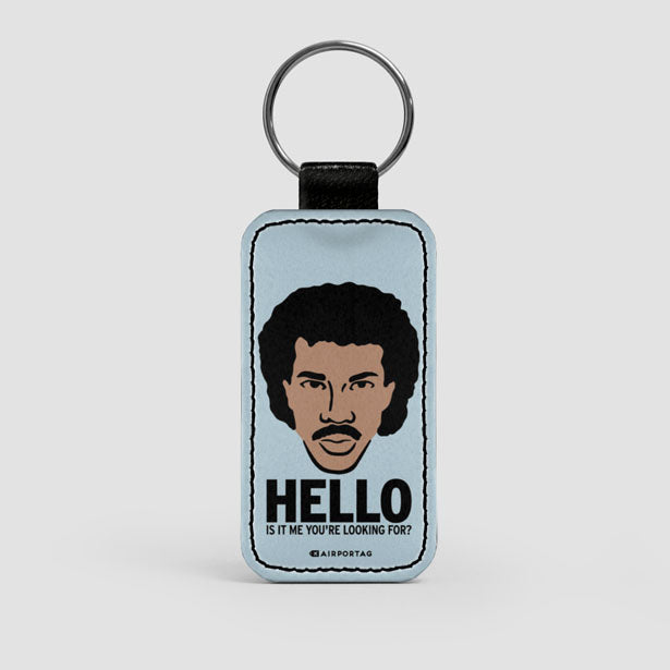 Hello - Leather Keychain