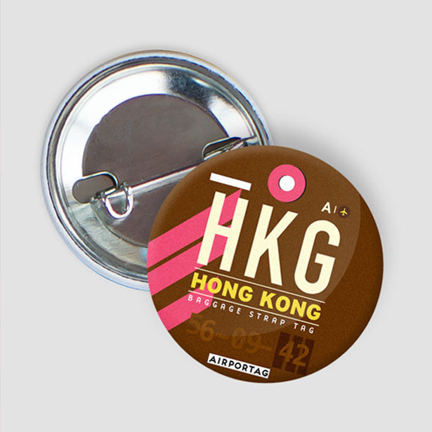 Pinback Button - Hong Kong Airport - Chek Lap Kok, Hong Kong - IATA ...