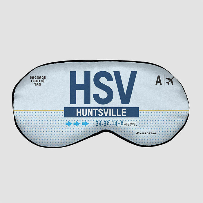 HSV - Huntsville Intl Airport - Alabama, US - Eye Mask