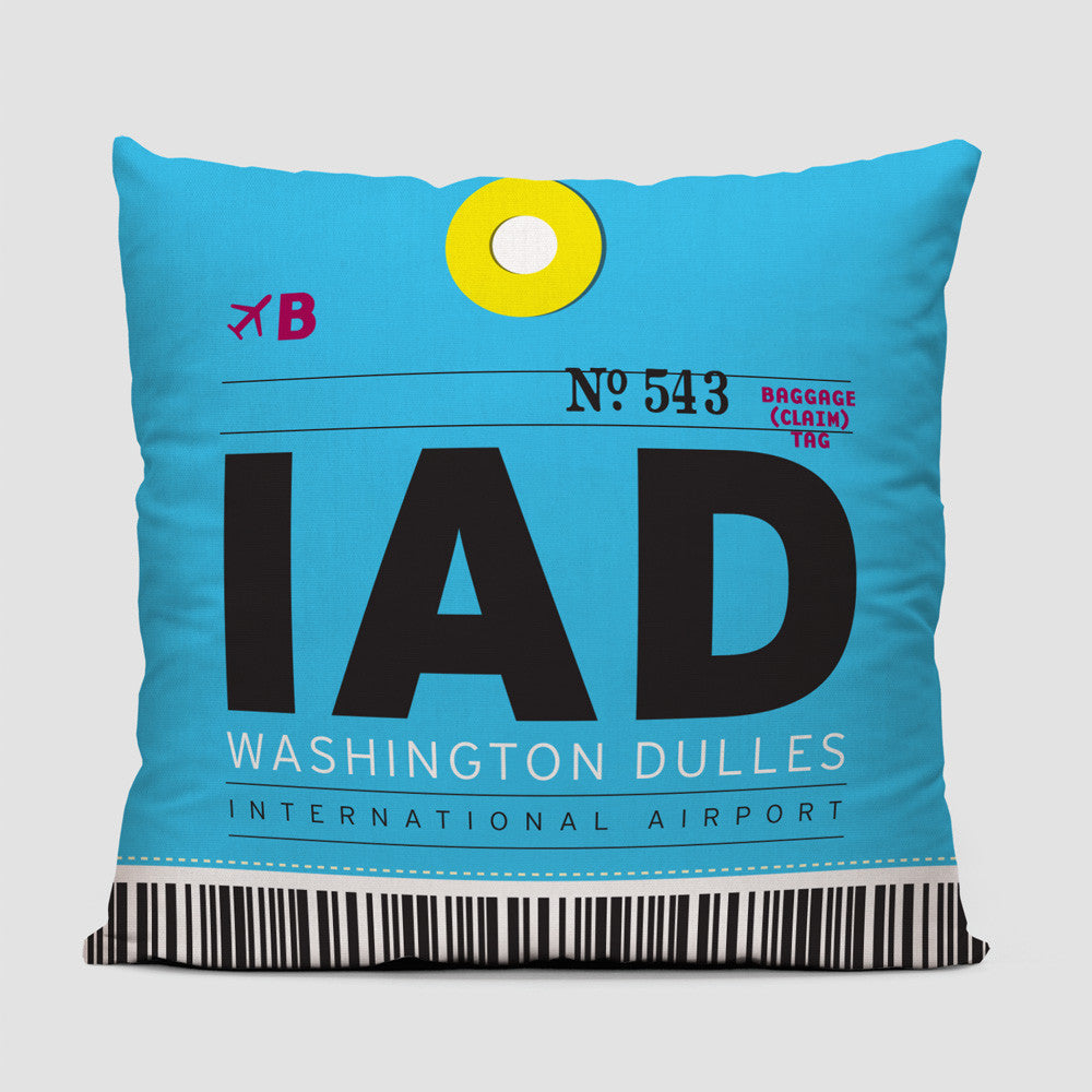 Throw Pillow - IAD - Washington Dulles International Airport - IATA ...