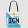 Tote Bag - ICN - Incheon International Airport - IATA code ICN