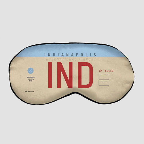 IND - Indianapolis Airport - Indiana, US - Eye Mask