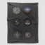 Throw Blanket - Instruments airport code pattern.
