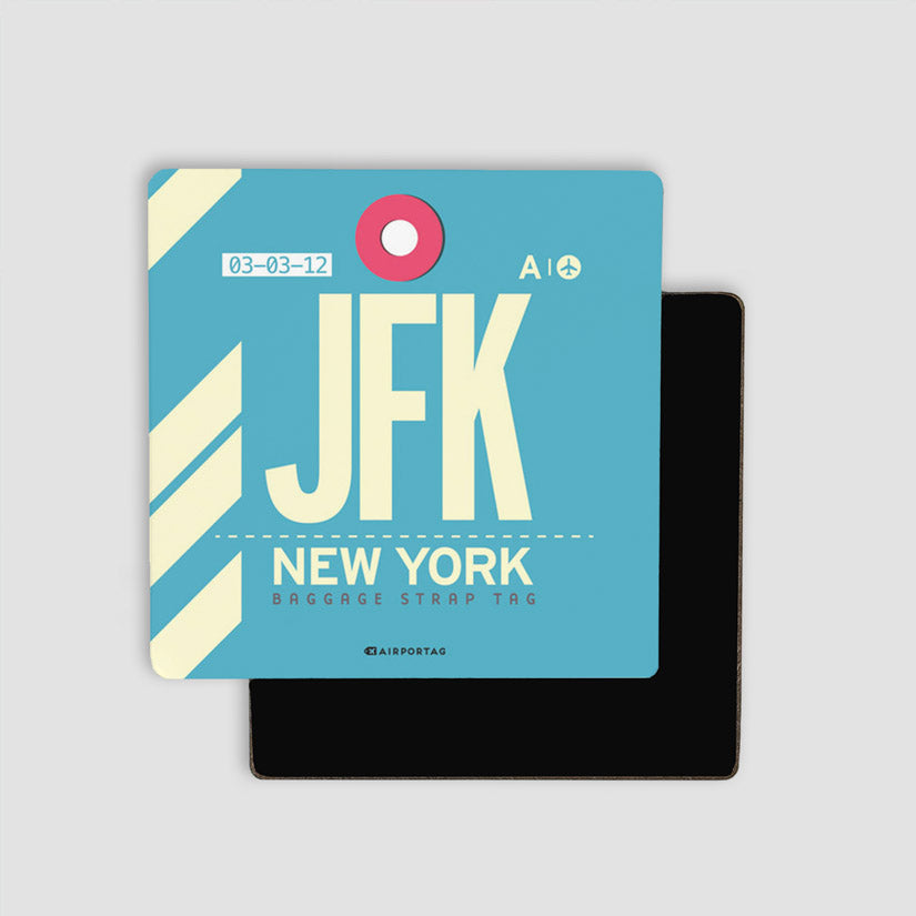 Fridge Magnets - New York City Airport - IATA code JFK