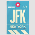 Poster - Wall Art Print - JFK - New York - John F. Kennedy Airport ...