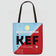 Tote Bag - KEF - KEFLAVÍK AIRPORT - IATA code KEF