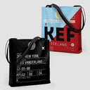 Tote Bag - KEF - KEFLAVÍK AIRPORT - IATA code KEF