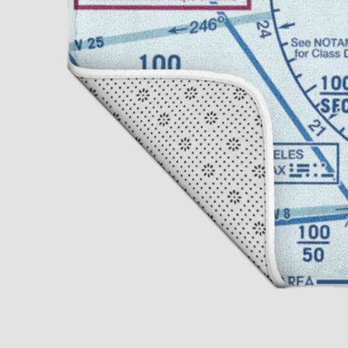 LAX - Los Angeles Intl Airport - Los Angeles, California - Bath rug