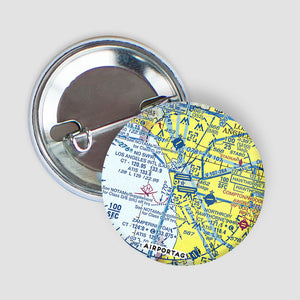 Pinback Button - Los Angeles Intl Airport - Los Angeles, California ...