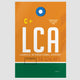 Poster - Wall Art Print - LCA - Larnaca Intl Airport - Larnaca, Cyprus