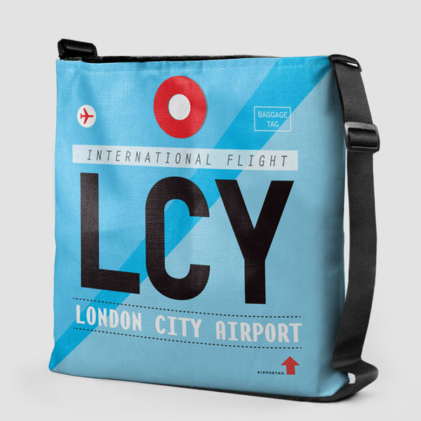 Tote Bag - LCY - London City Airport - England, United Kingdom - IATA ...