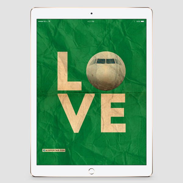 Love Plane - Mobile wallpaper