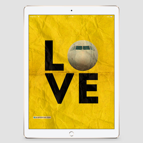 Love Plane - Mobile wallpaper