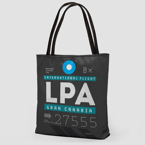 Tote Bag - LPA - Gran Canaria Airport - Canary Islands, Spain - IATA ...