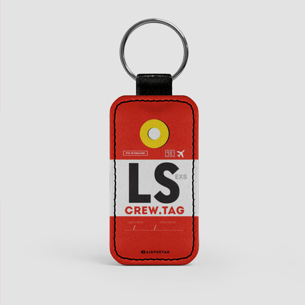 LS - Leather Keychain