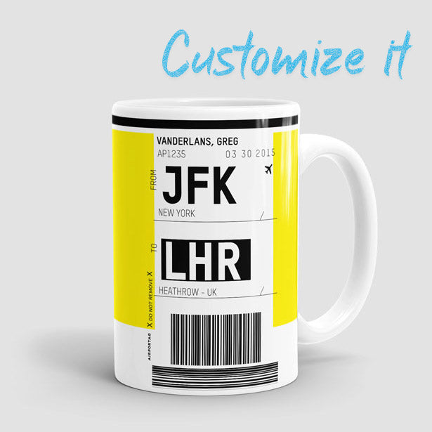 Personalized Luggage Tickets - Airportag