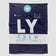 Throw Blanket - LY airline code pattern.