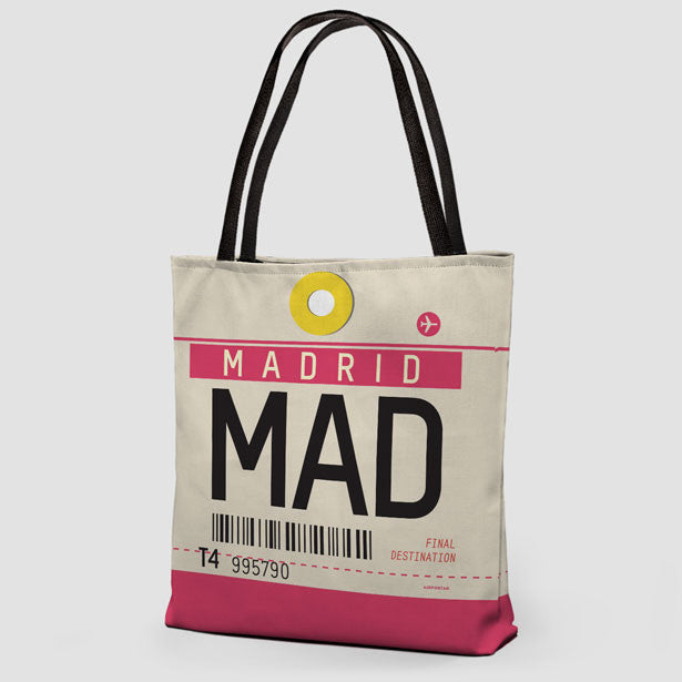 Tote Bag - MAD - Madrid Barajas Airport