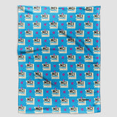 Throw Blanket - MCI airport code pattern.