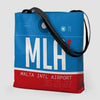 Throw Blanket - MLA airport code pattern