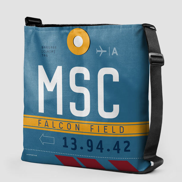 Tote Bag - MSC - Falcon Field Airport - Arizona, US - IATA code MSC