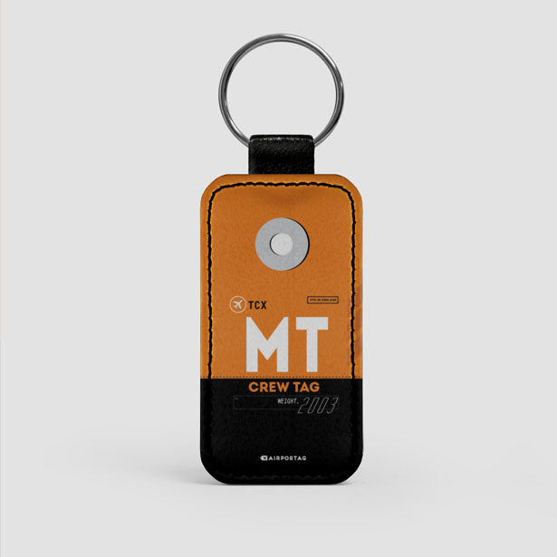 MT - Leather Keychain