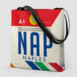Tote Bag - NAP - Naples Intl Airport - Campania, Italy - IATA code NAP