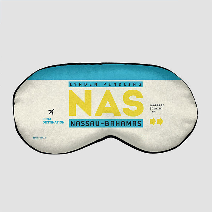 NAS - Lynden Pindling Airport - Nassau, The Bahamas - Eye Mask