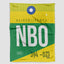 Throw Blanket - NBO airport code pattern.