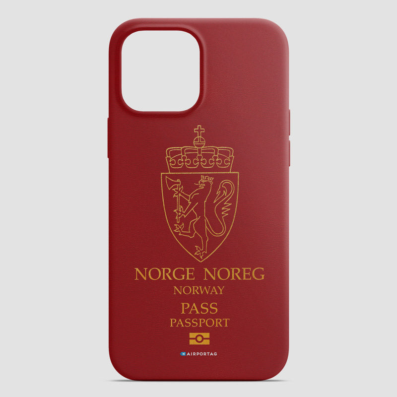 Passport Phone Case - Norway Passport Mobile Cover