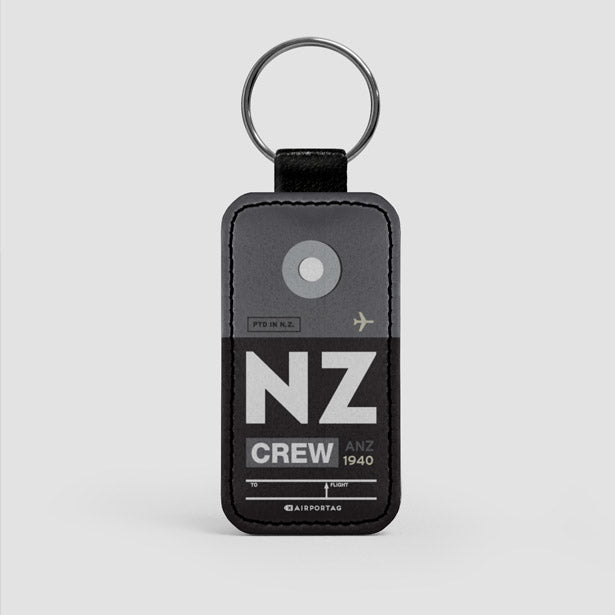 NZ - Leather Keychain