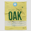 Throw Blanket - OAK airport code pattern.