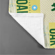 Throw Blanket - OAK airport code pattern.