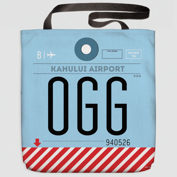 Tote Bag - OGG - Kahului Airport - Kahului - Hawaii, US - IATA code OGG
