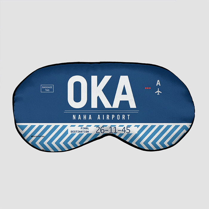 OKA - Naha Airport - Okinawa, Ryukyu Islands, Japan - Eye Mask