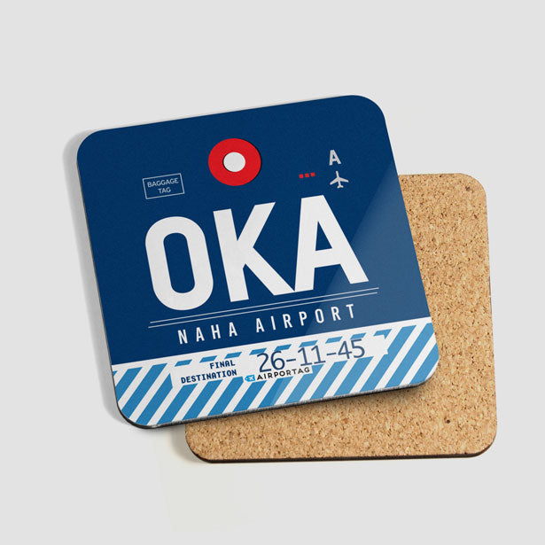 OKA - Naha Airport - Okinawa, Ryukyu Islands, Japan - Coasters