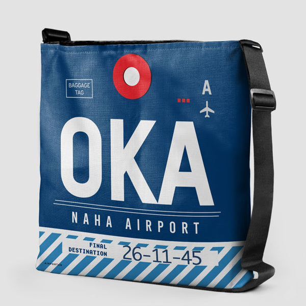 Tote Bag - OKA - Naha Airport - Okinawa, Ryukyu Islands, Japan - IATA ...