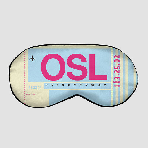 OSL - Oslo Airport - Gardermoen, Norway - Eye Mask