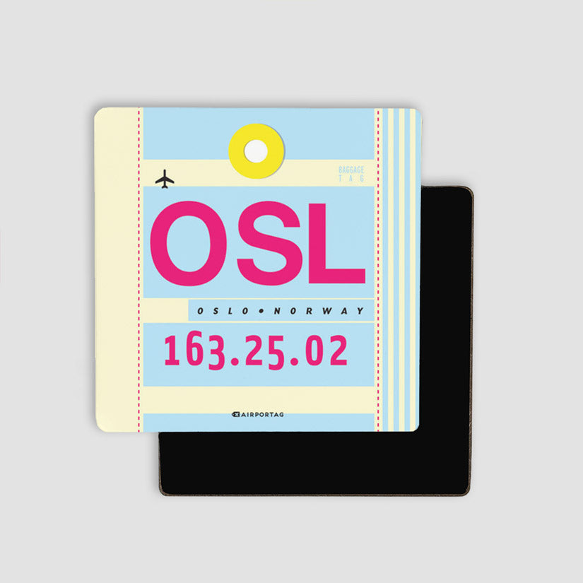 Fridge Magnets - Oslo Airport - IATA code OSL