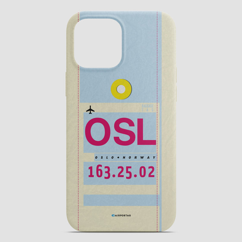 Airport Code Phone Case - IATA code OSL Mobile Cover