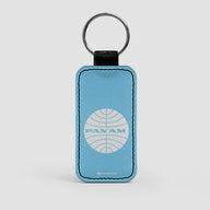 Pan Am Logo - Leather Keychain