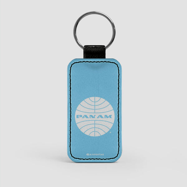Pan Am Logo - Leather Keychain