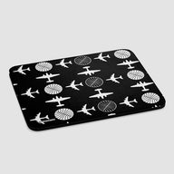 Pan Am Plane Pattern - Mousepad